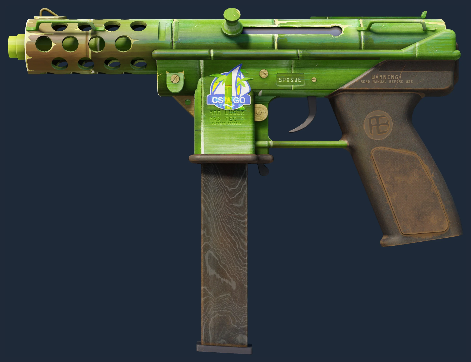Tec-9 | Стебель бамбука (Прямо с завода) Скины CS2 с быстрой автовыдачей steam trade