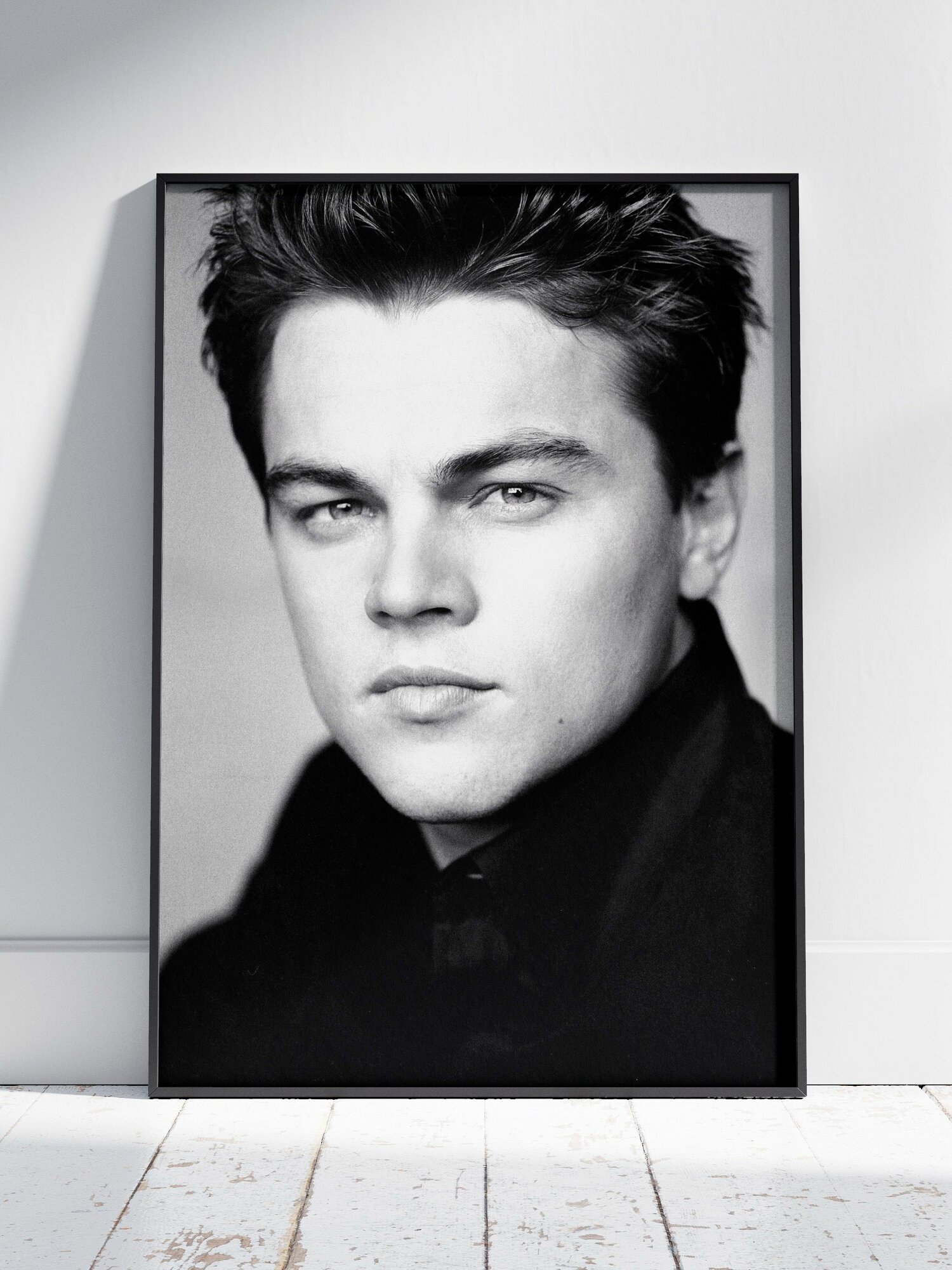 Плакат на стену для интерьера Леонардо Ди Каприо (Leonardo DiCaprio 28) - Постер по актеру фильма, кино, сериала формата A4 (21x30 см)