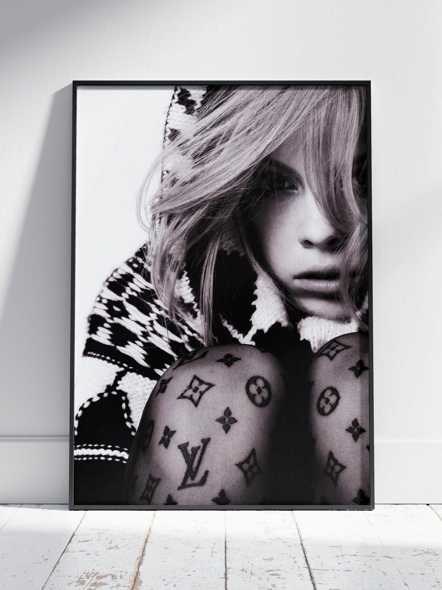 Плакат на стену для интерьера Луи Виттон (Louis Vuitton 2) - Постер по модели, бренду и моде формата A4 (21x30 см)