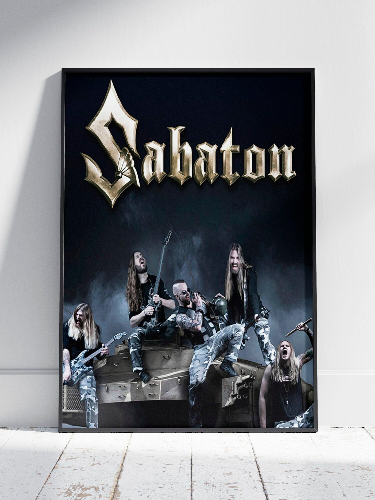 Плакат на стену для интерьера Сабатон (Sabaton 11) - Постер по музыке и артисту формата A4 (21x30 см)