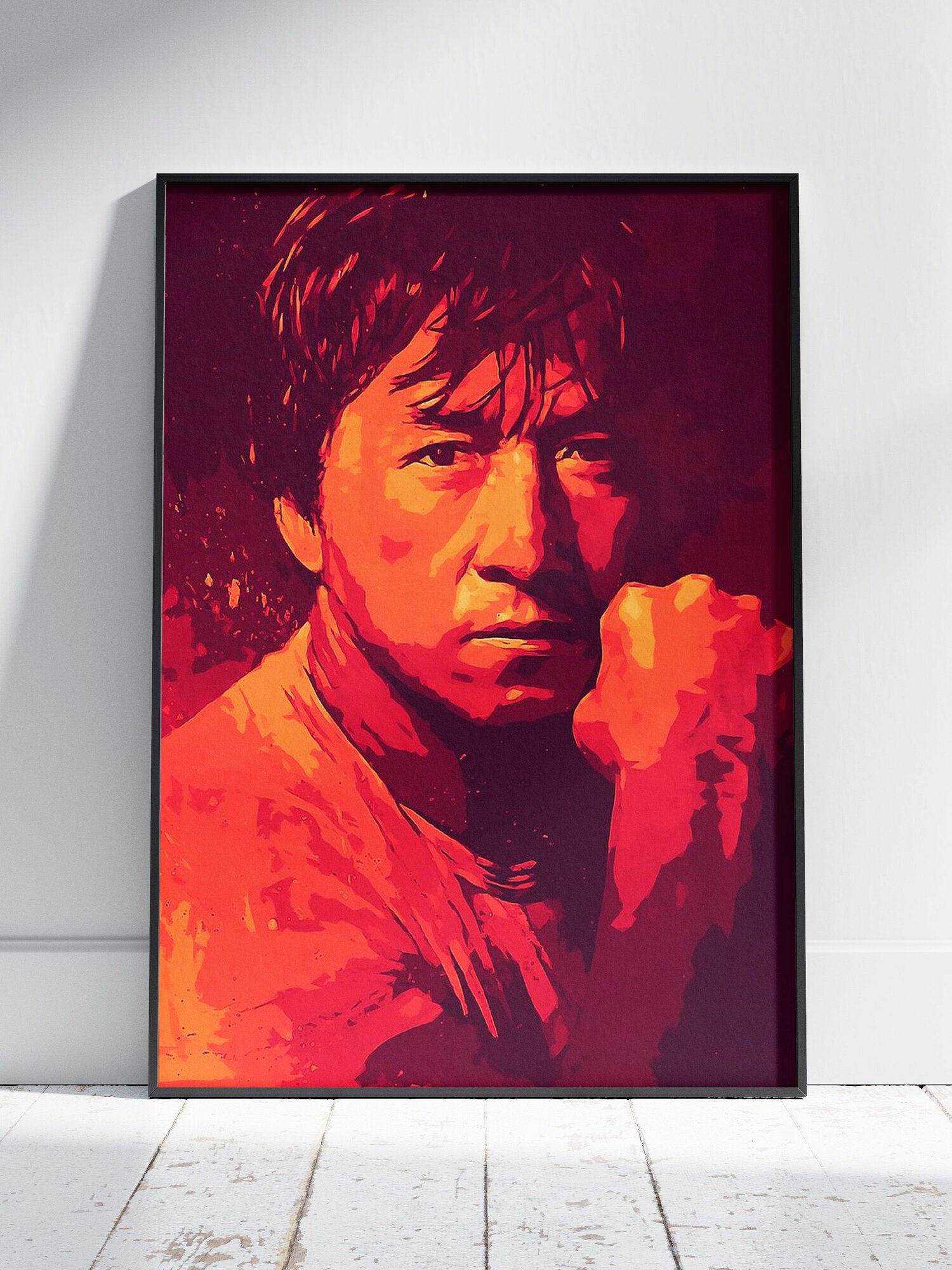 Плакат на стену для интерьера Джеки Чан (Jackie Chan 18) - Постер по актеру фильма, кино, сериала формата A4 (21x30 см)