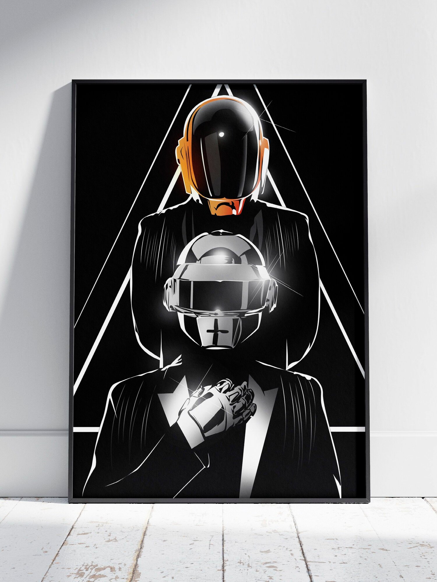 Плакат на стену для интерьера Дафт Панк (Daft Punk 20) - Постер по музыке и артисту формата A4 (21x30 см)