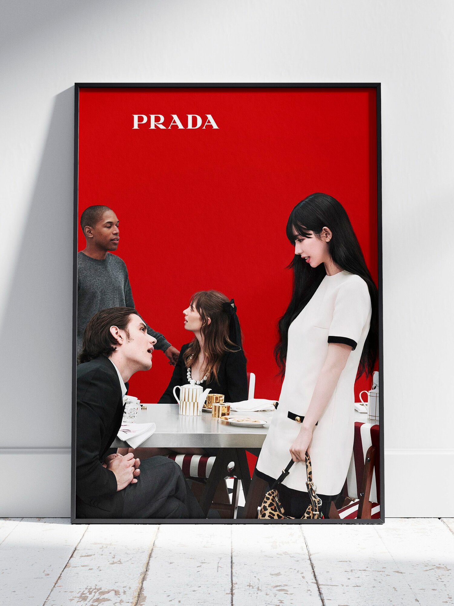 Плакат на стену для интерьера Прада (Prada 13) - Постер по модели, бренду и моде формата A4 (21x30 см)