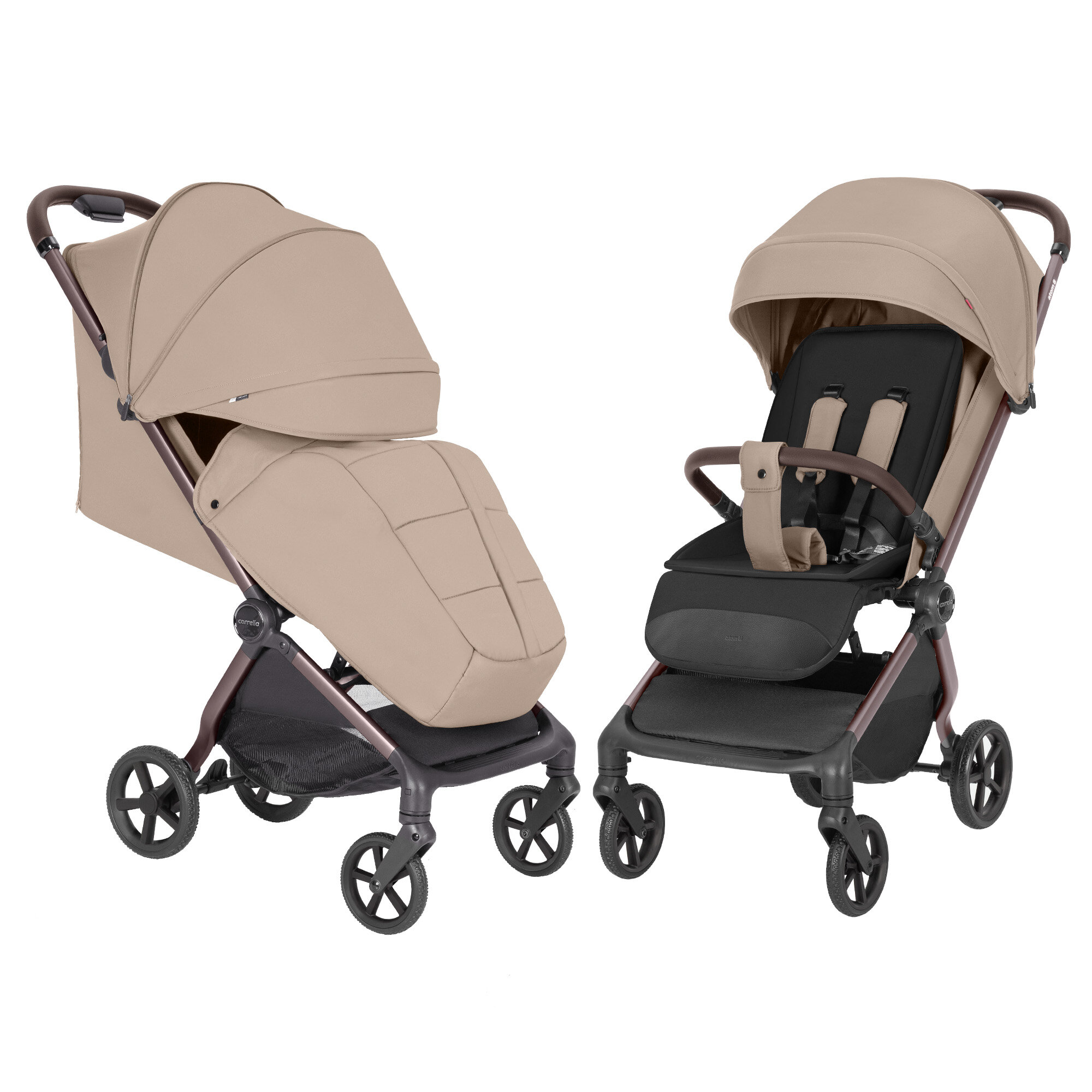 Прогулочная коляска Carrello Atom M CRL-5527 цвет: Snow Beige