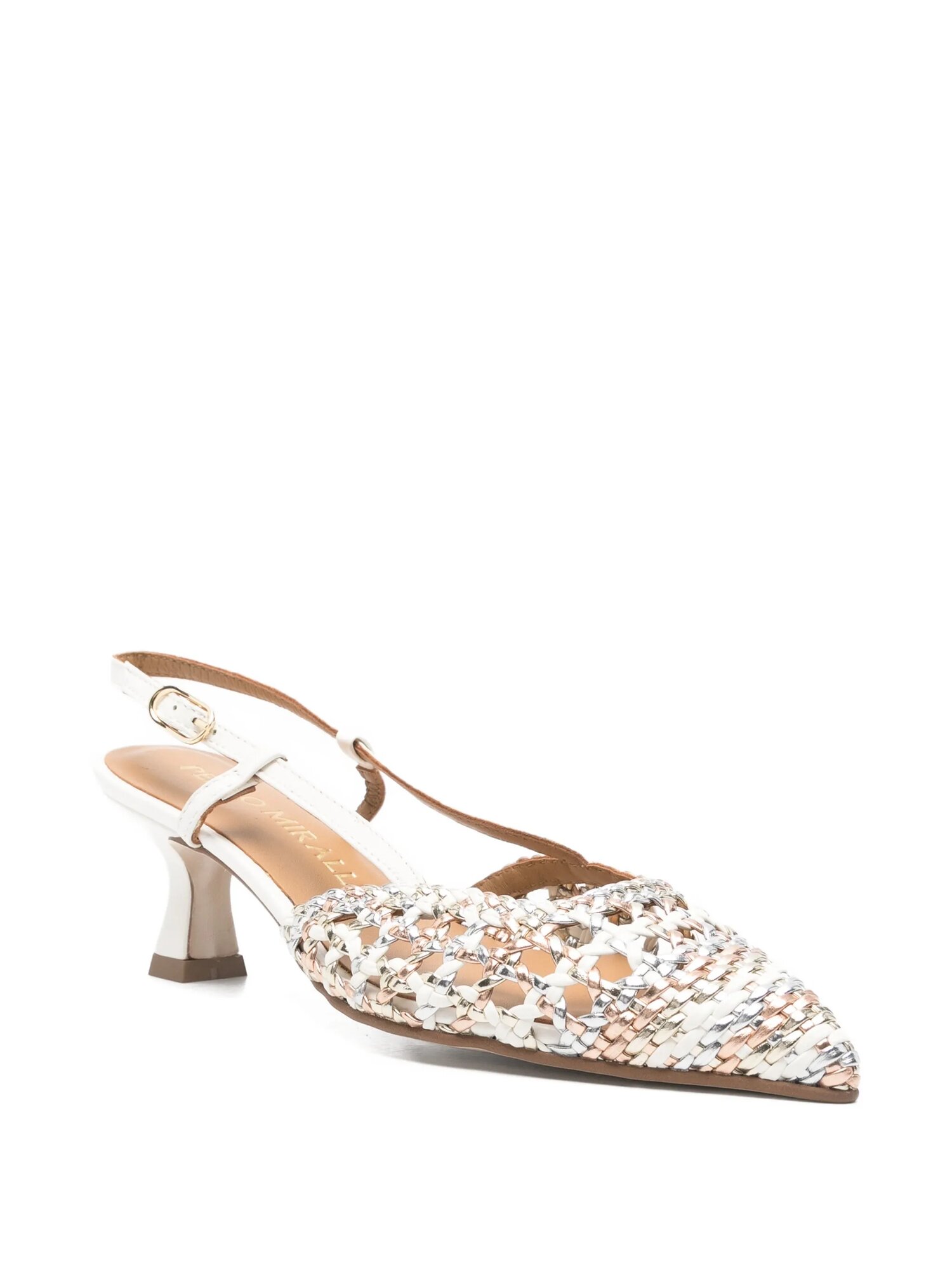Мюли Pedro Miralles Pointed-toe mules, размер 39, white — фото 1