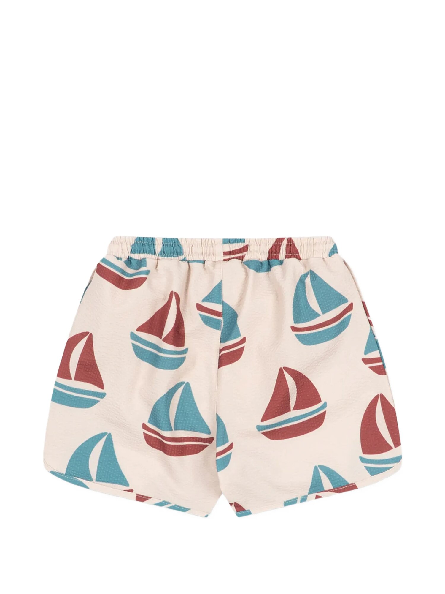 Шорты Konges Slojd Boat-print drawstring swim shorts, размер 122-128, разноцветный — фото 1