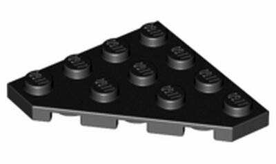 Деталь Lego 30503 Wedge, Plate 4 x 4 Cut Corner