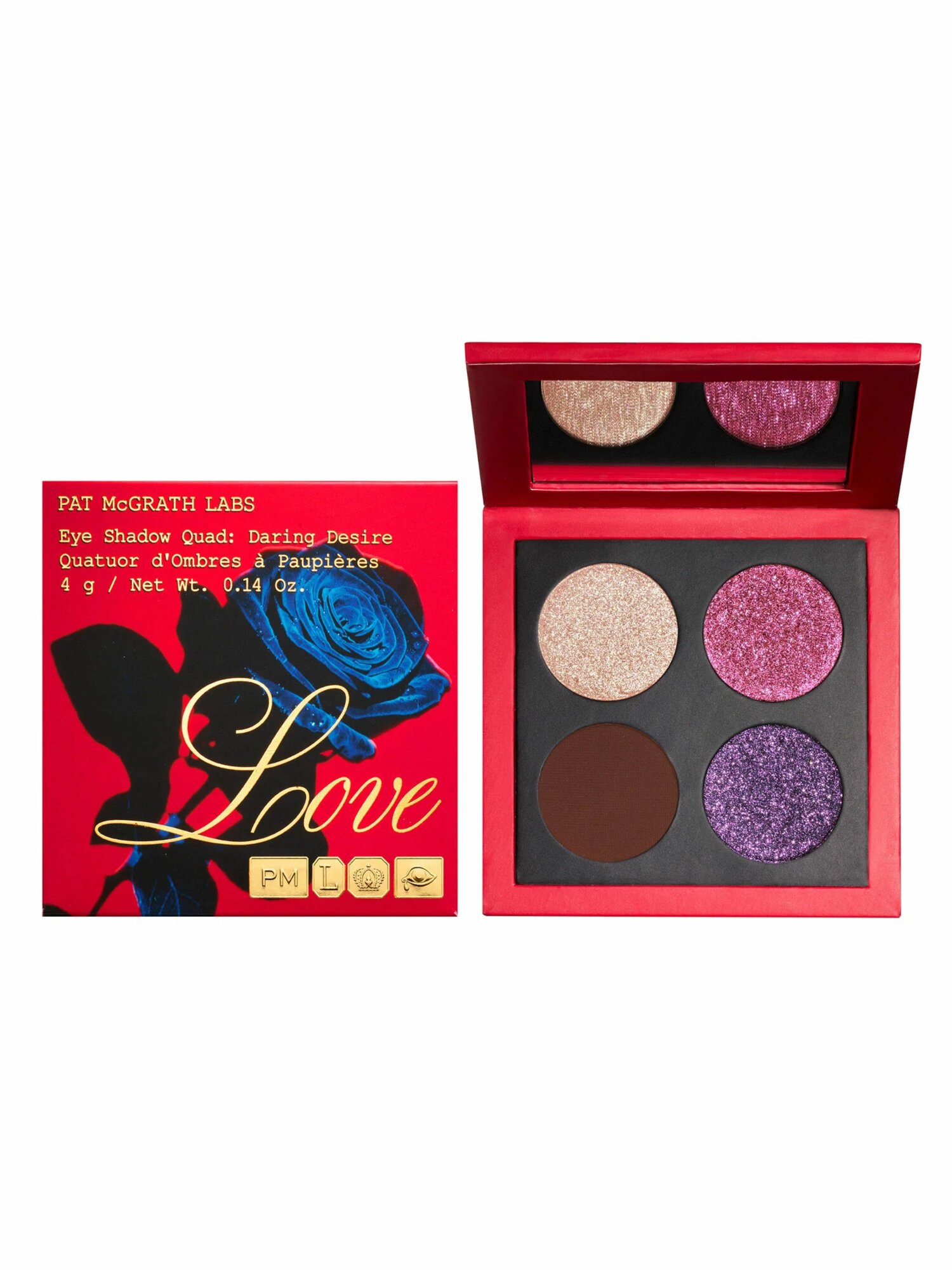PAT MCGRATH LABS Палетка теней для век Eye Shadow Quad (Daring Desire)