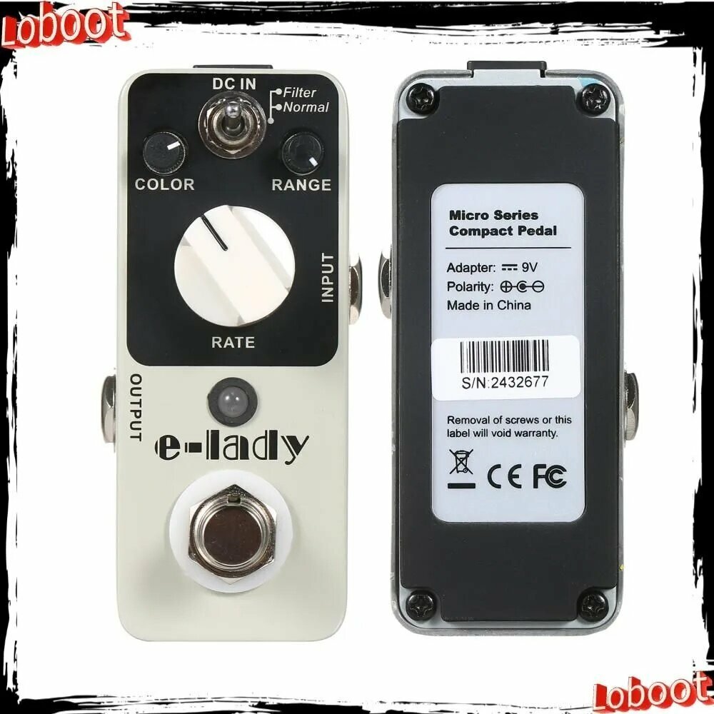 Эффектная педаль MOOER e-lady, классический аналоговый фленжер, для электрогитар