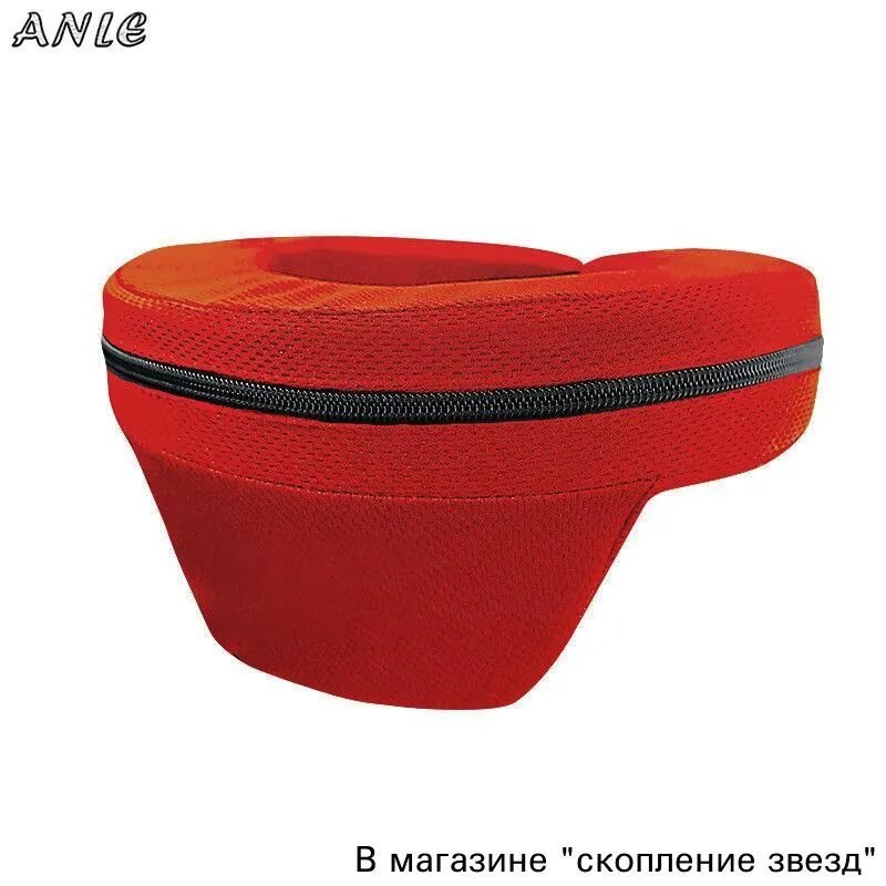 Защита шеи для картинга для взрослых, красный цвет, эластичная ткань, для мужчин и женщин