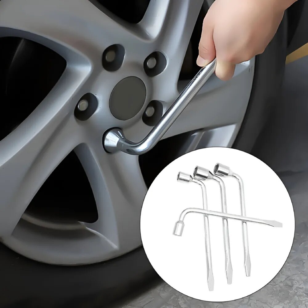 ZEPARO Ключ для колесных болтов 17/19/21/22/23/24мм для автомобиля и грузовика, разборный, удобный.