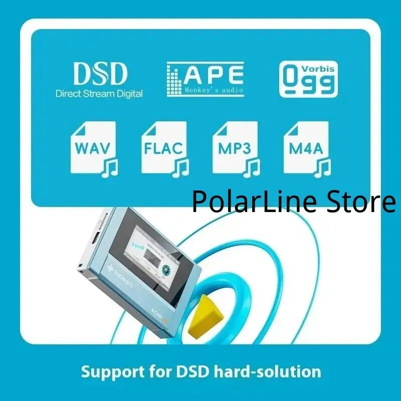 Snowsky ECHO MINI MP3-плеер портативный плеер для музыки, поддержка micro SD, с экраном и Bluetooth, черный — фото 1
