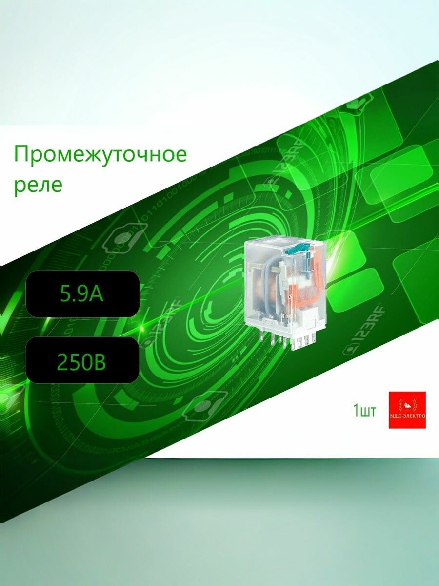 Реле RELPOL R4-2014-23-1024-WTLD Реле 4 С/О, 24V DC