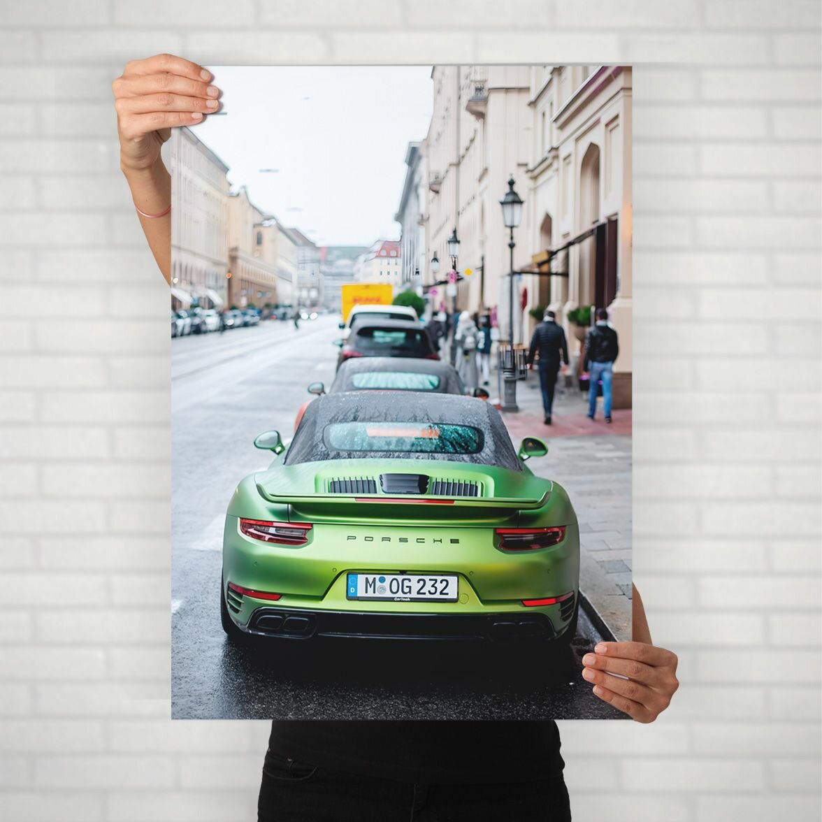 Плакат на стену для интерьера Кабриолет (Porsche 911 Carrera Turbo S Cabriolet 7) А1 (60x84 см)