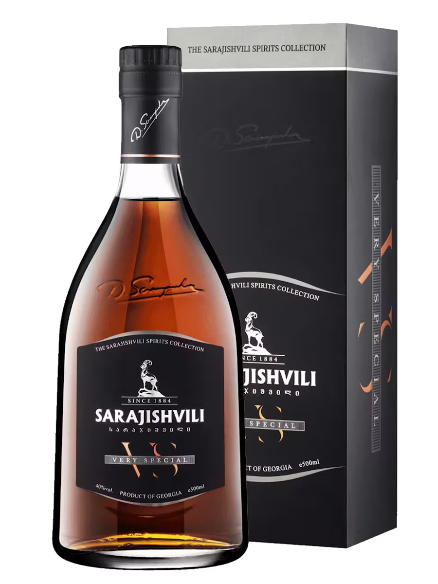 Коньяк "Sarajishvili" VS, 6 лет, 0,5 л, в подарочной упаковке