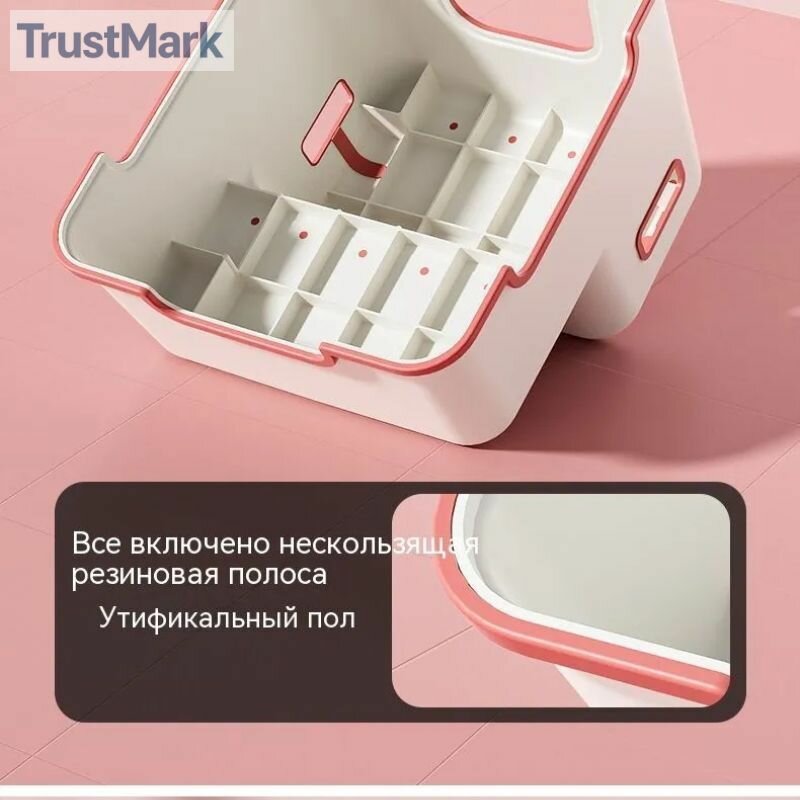 Детский стул, пластик, серый, для группы 0, 30 см x 25 см x 25 см — фото 1