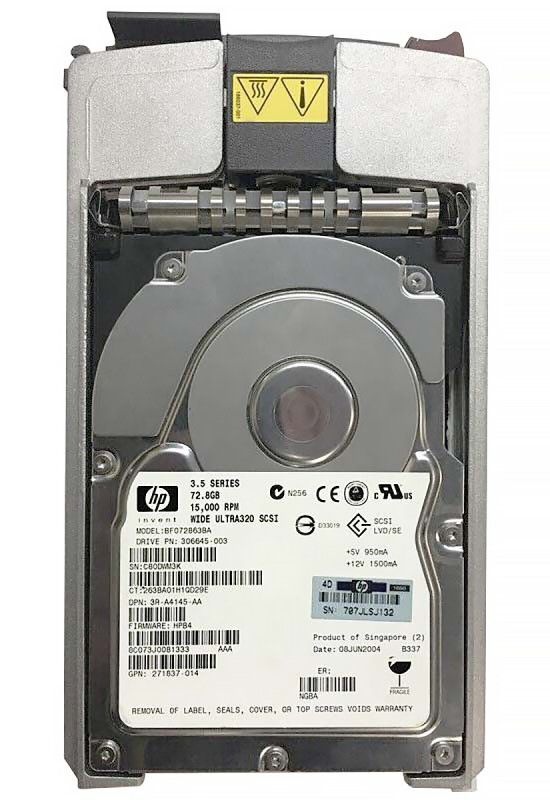 Жесткий диск HP 3R-A4145-AA 72,8Gb U320SCSI 3.5" HDD