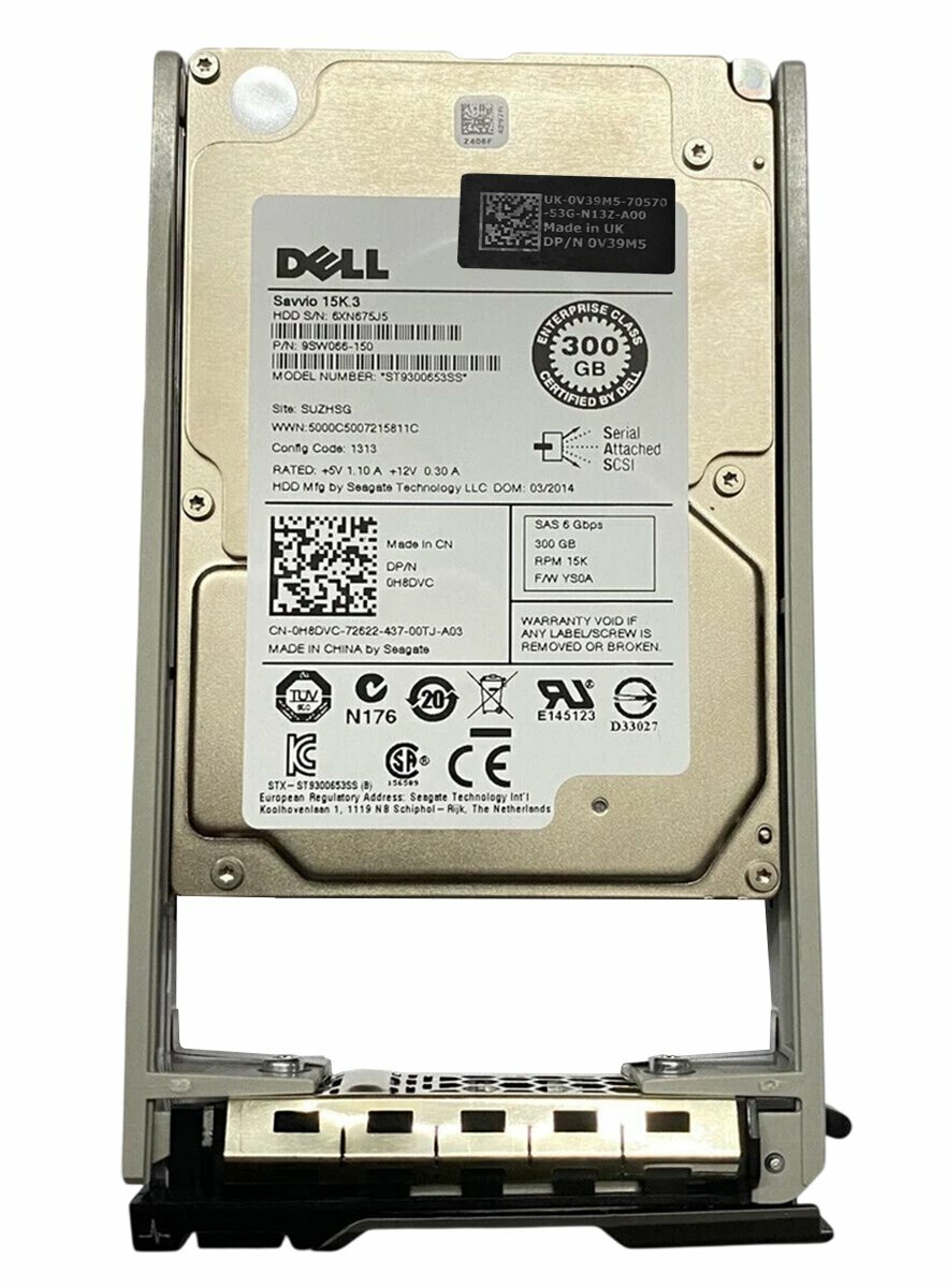 Жесткий диск Dell 300Gb 15000 SAS 3.5" HDD V39M5