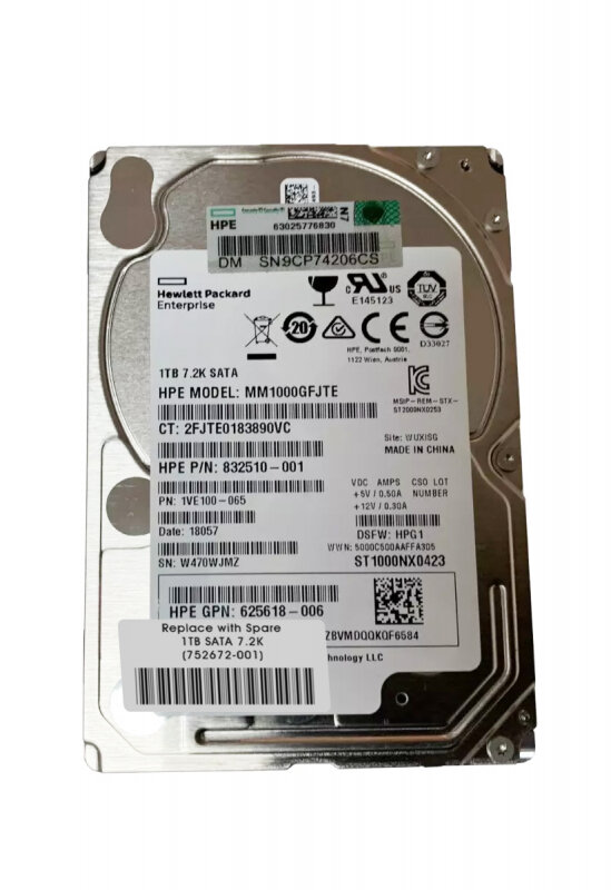 Жесткий диск HP 751969-B21 1Tb SATAIII 2,5" HDD