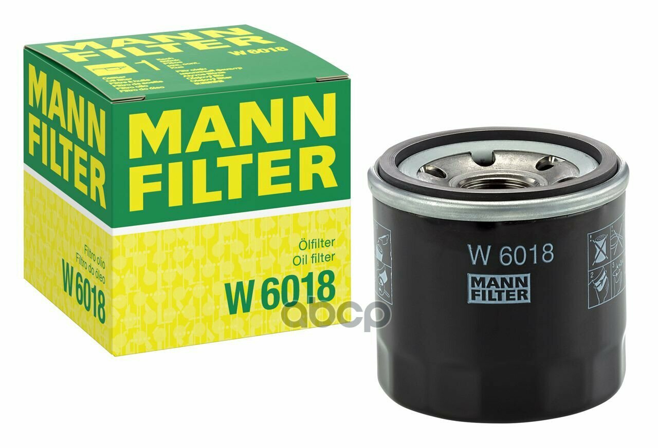 Фильтр масляный MANN-FILTER арт. W6018