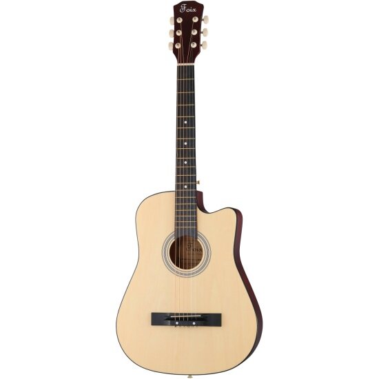 Акустическая гитара Foix FFG-38C-NA-M, с вырезом, цвет натуральный