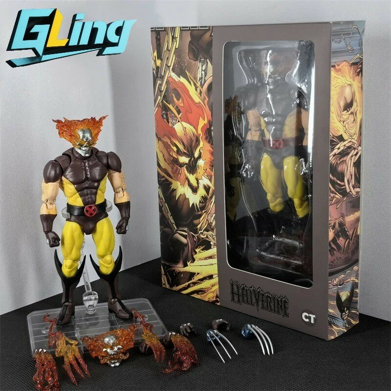 Фигура "X-Men" Hellverine Mafex, 15см, подарок на день рождения, для мальчика