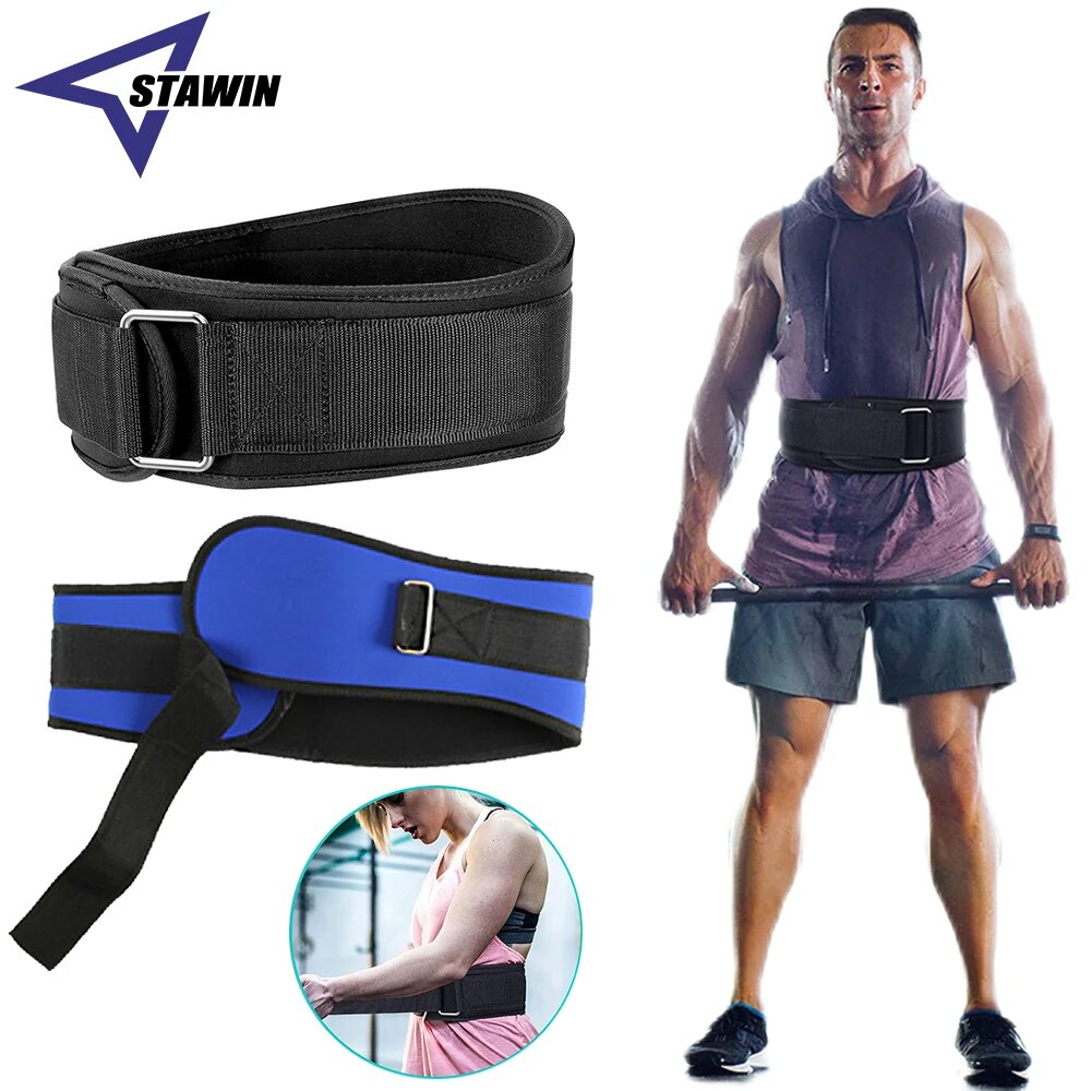 Пояс для фитнеса STAWIN, черный, XL