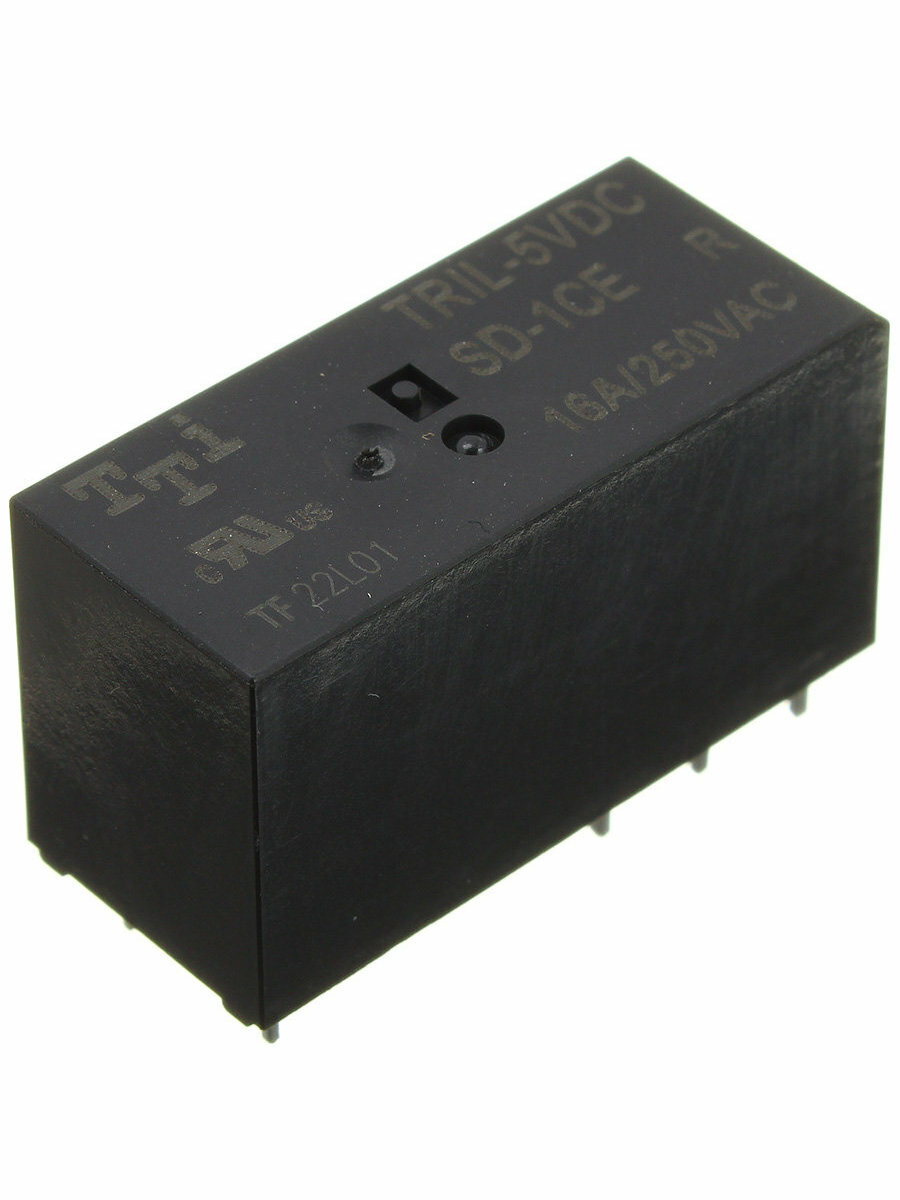 Реле 5В, 1 группа 16А 250В AC TTi TRIL-5VDC SD-1CE R SPDT 1C