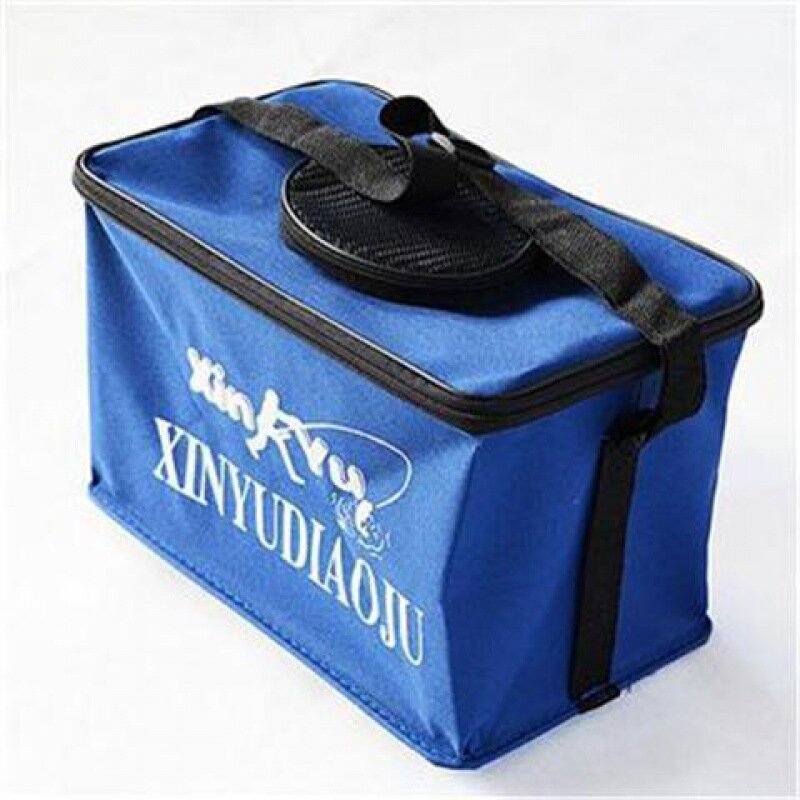 Ведро для рыбалки, складной резервуар для воды, переносное ведро с крышкой, ведро для живой рыбы, ящик для рыболовного инвентаря, контейнер для рыбы, ведро для рыбы из ткани.