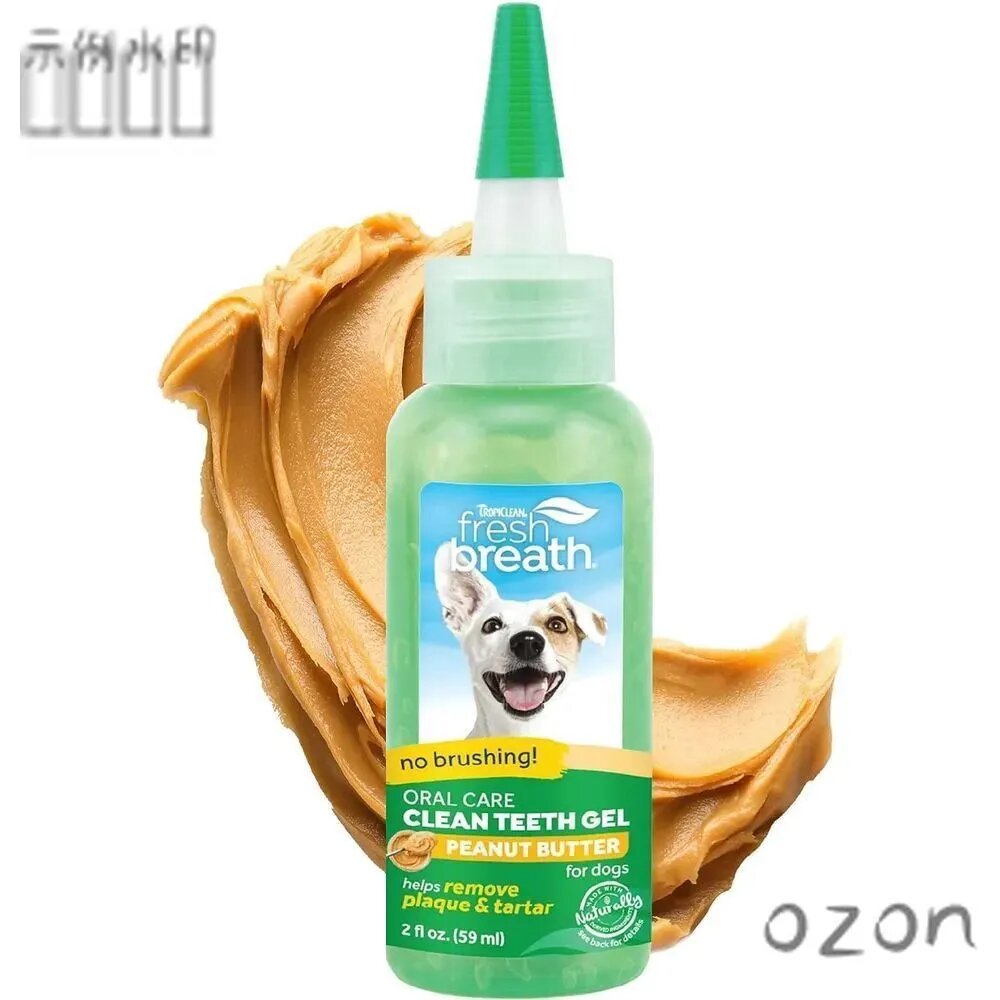 TropiClean Fresh Breath, Clean Tartar, гель для ухода за полостью рта собак 59 мл