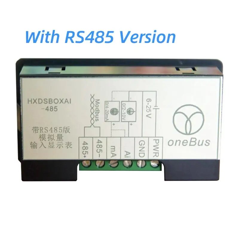 Счетчик аналоговый HXD SBOXAI-485 с RS485