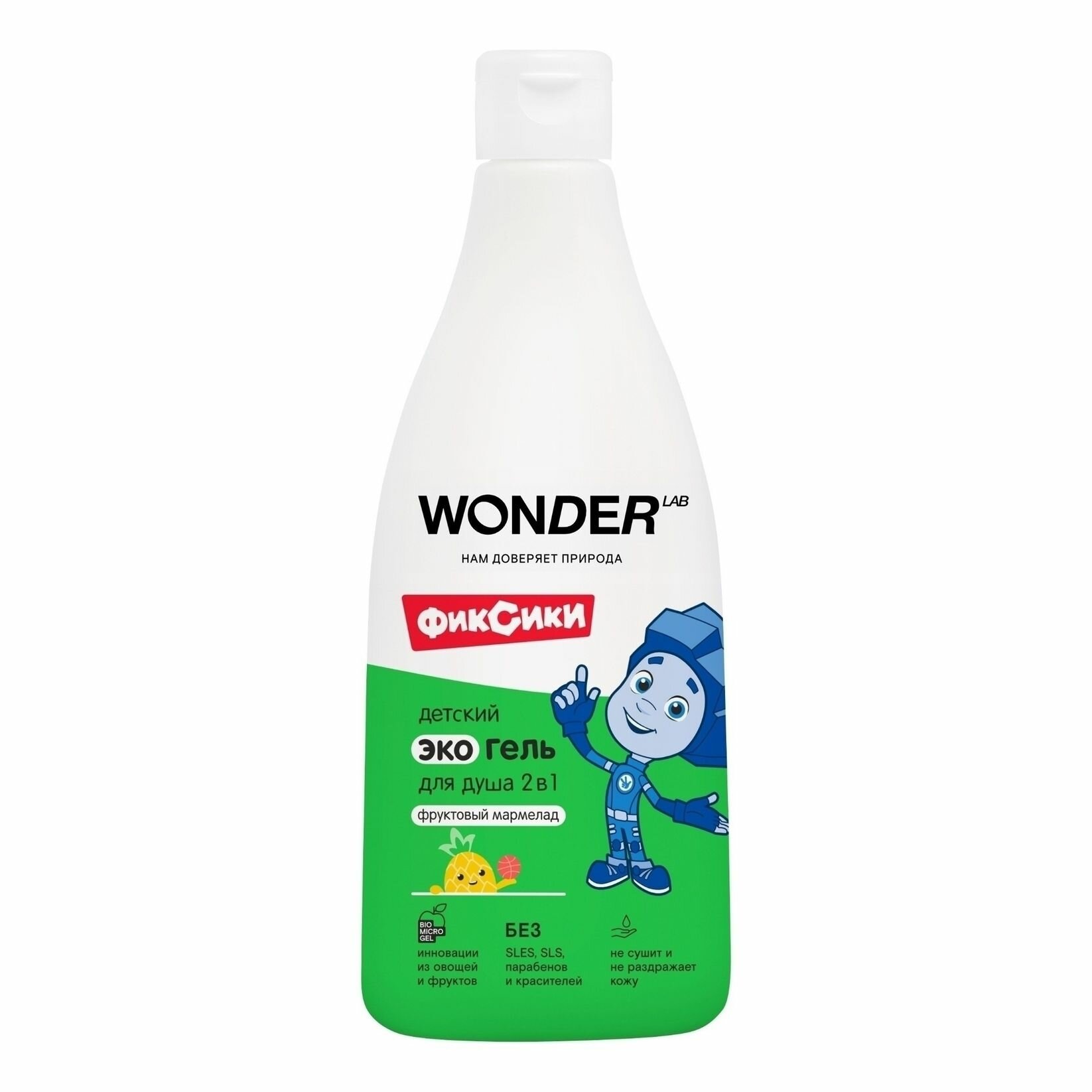Гель-шампунь для душа Wonder Lab Фруктовый мармелад Питающи
