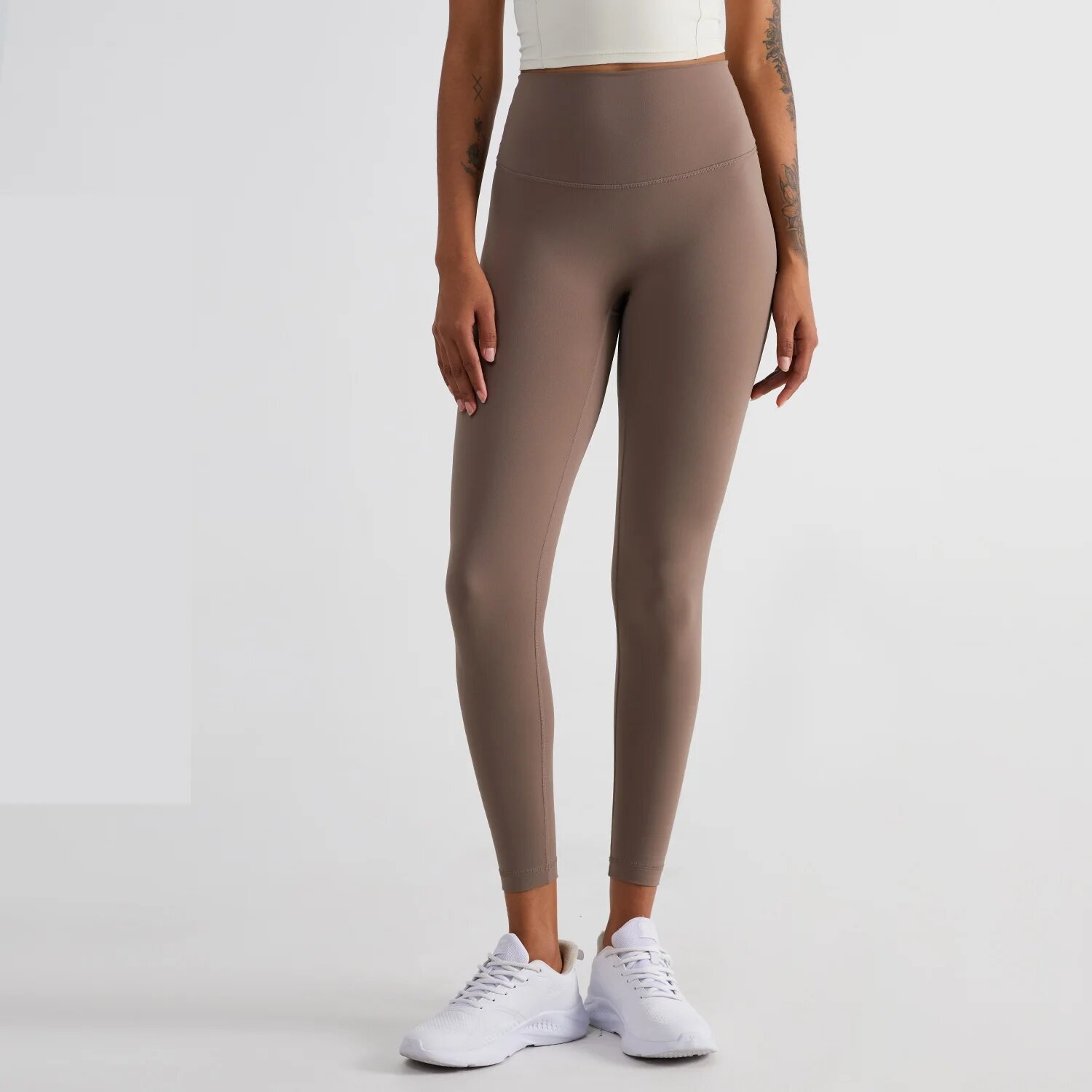 Леггинсы женские спортивные XL, цвет Dark brown