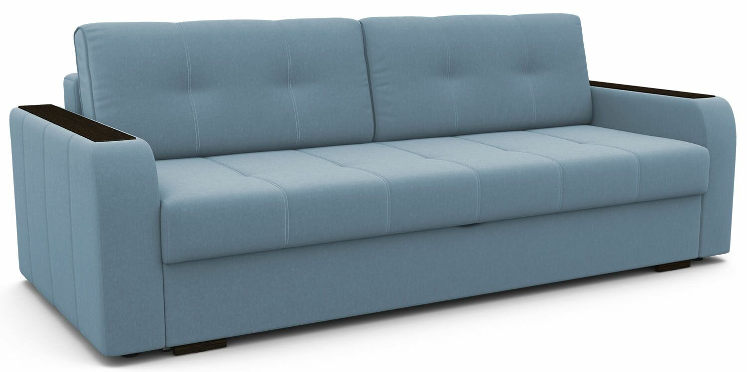 Диван Бостон CATANIA DUSTY BLUE, Венге (Лак)