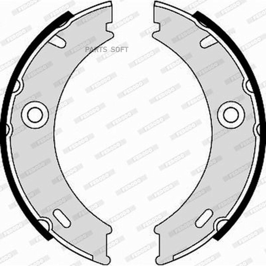 FERODO FSB625 FSB625 колодки барабанные ручника !\ MB Sprinter 4 кроме 408CDi 96>