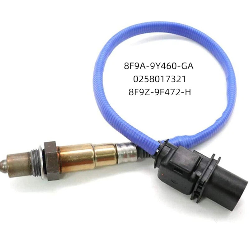 Подходит для кислородного датчика Ford Lincoln 8F9A-9Y460-GA 0258017321 8F9Z-9F472-H/J; 8F9A9Y460GA; 8F9Z9F472J