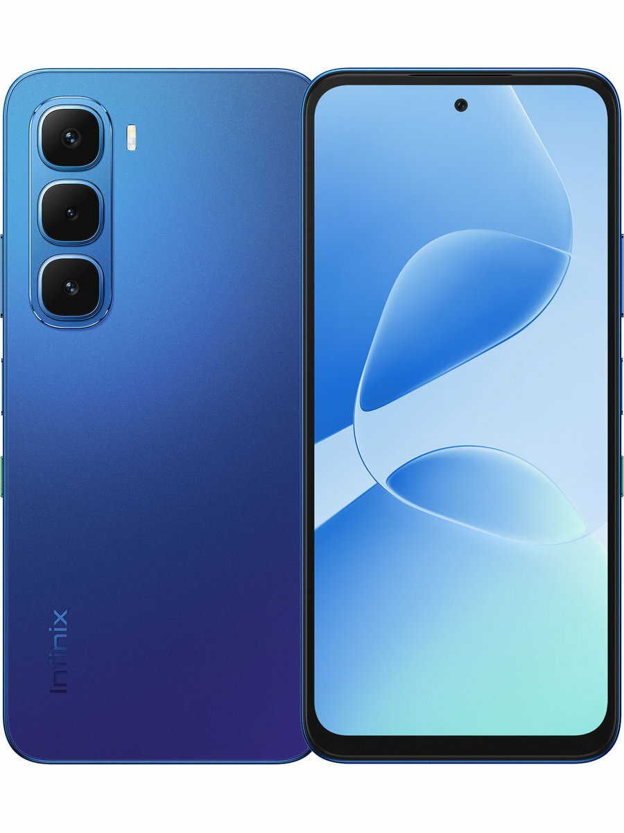 Смартфон Infinix Hot 60i, 4GB/128GB, экран 6.7", НФС, Андроид