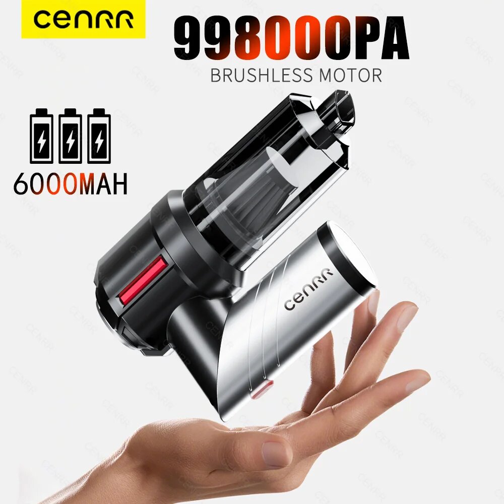 Автомобильный пылесос CENRR Pro 4hepa bag