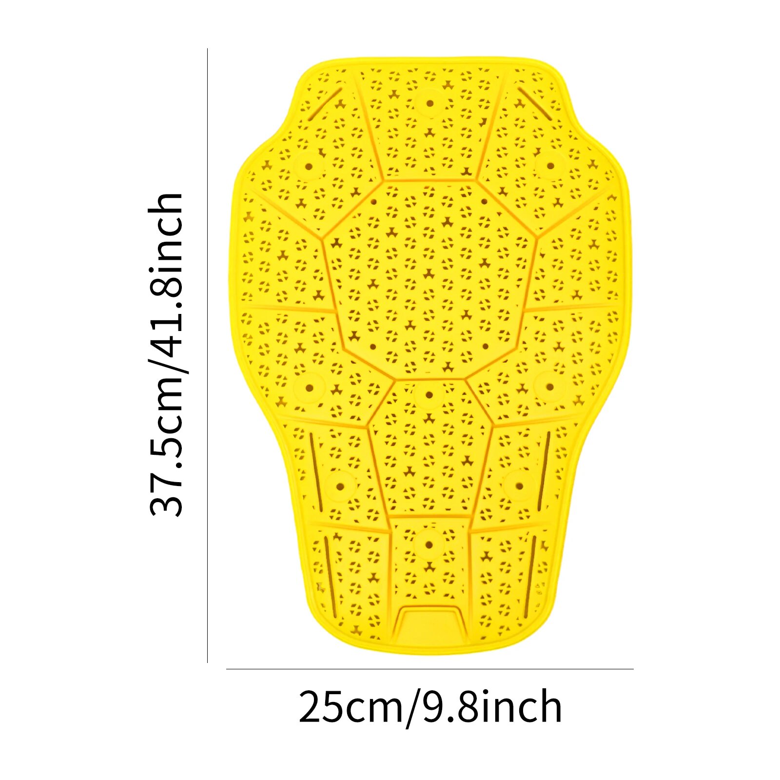 Желтая защита спины для мотоциклистов WOSAWE, CE, Md325
