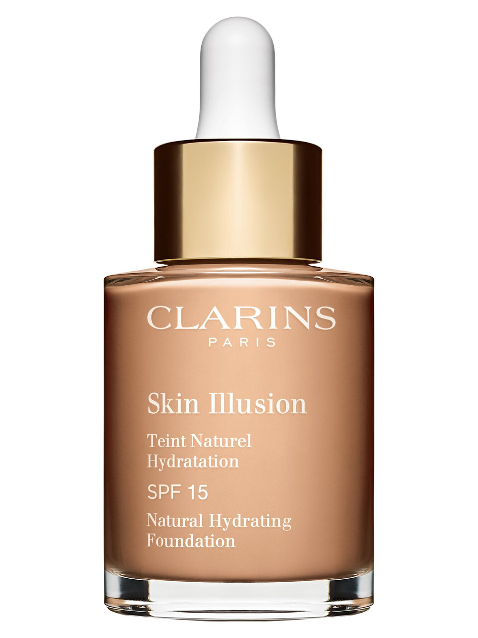 Тональный крем CLARINS Skin Illusion SPF 15, увлажняющий, тон 108W, 30 мл