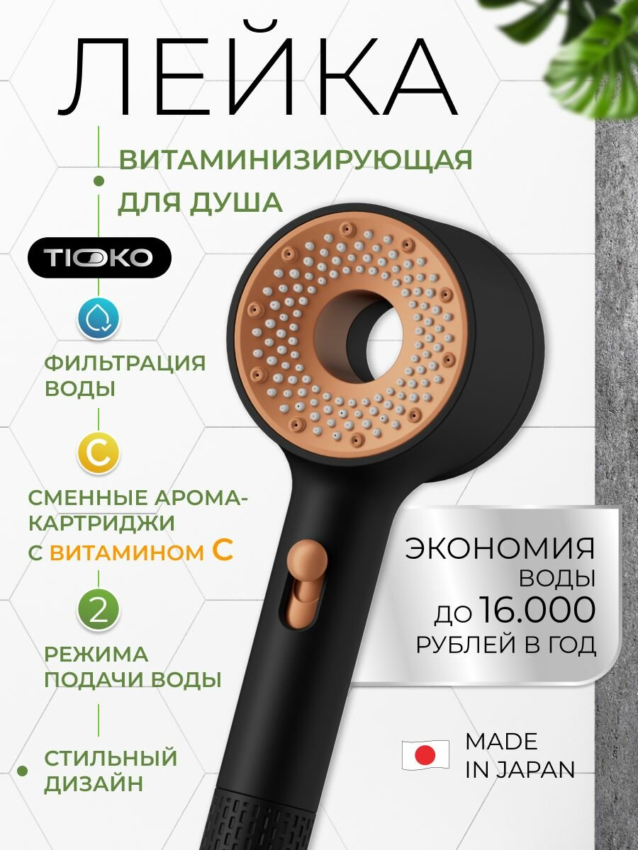 Лейка для душа с аромафильтром TIOKO