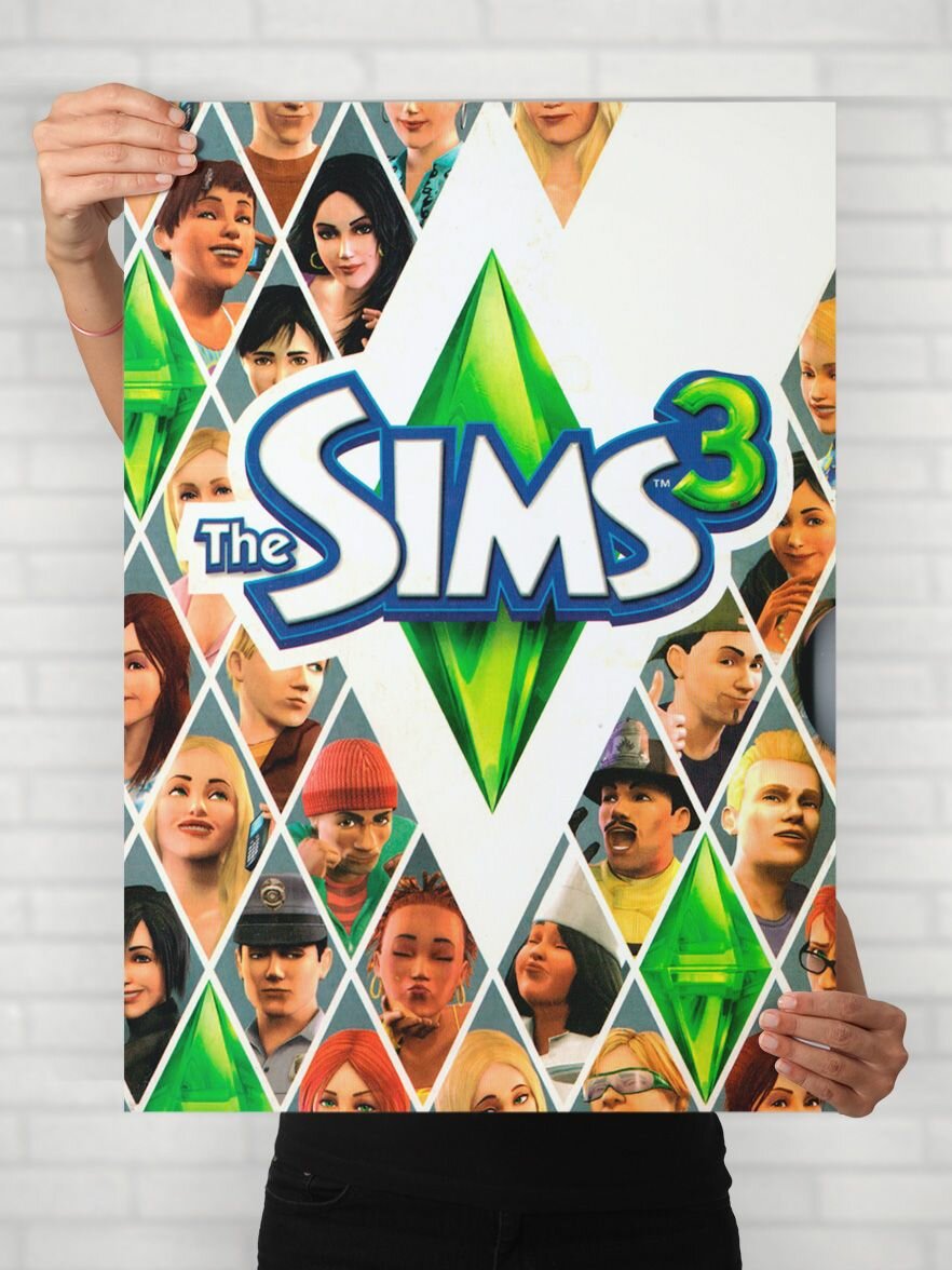 Плакат на стену для интерьера Симс (The Sims 13) - Постер по игре формата A2 (42x61 см)