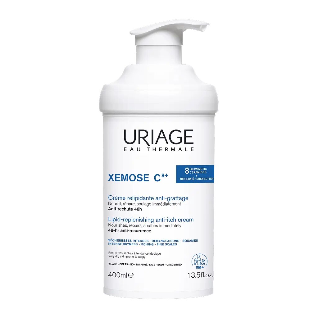 Uriage Xemose C8+ Крем успокаивающий липидовосстанавливающий с церамидами 400 мл 1 шт