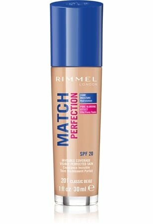 Тональный крем Rimmel Match Perfection, оттенок 201 classic beige, 30 мл