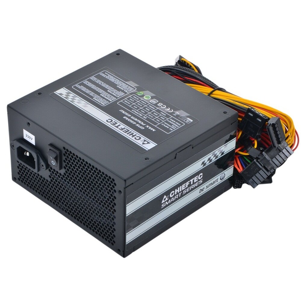 Блок питания Chieftec 650 Вт GPS-650A8 Smart, оригинал, гарантия 1 год