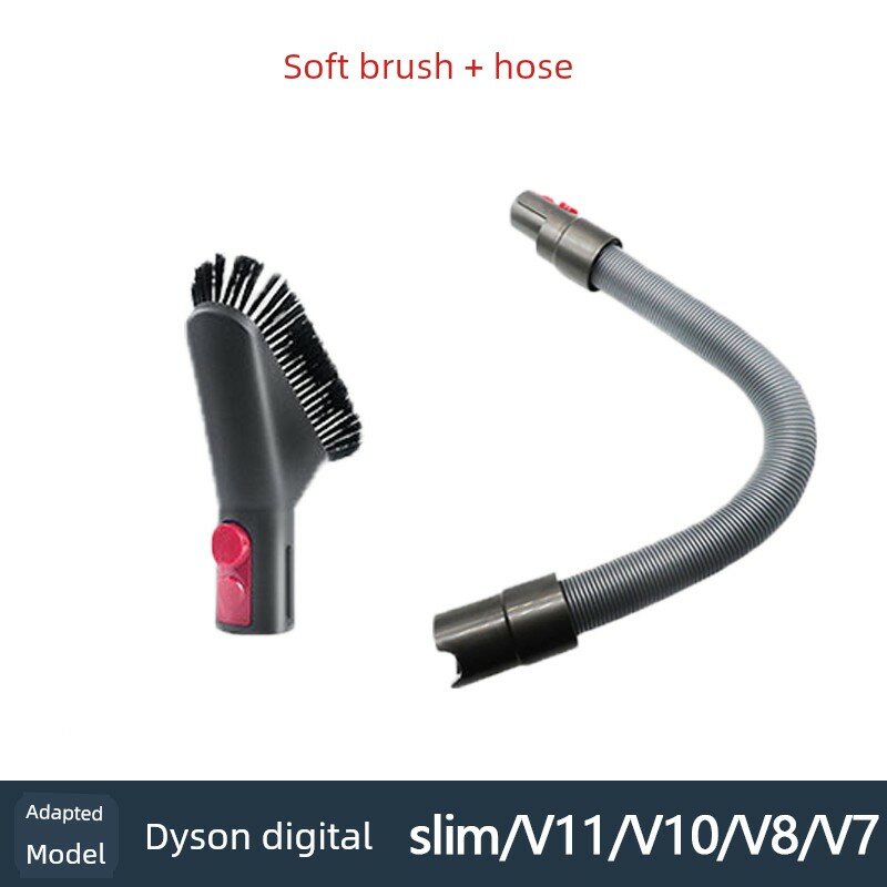 Подходит для аксессуаров для пылесосов Dyson V7V8V11V10, тонкий шланг с всасывающей головкой, щетка для матраса, зазор,