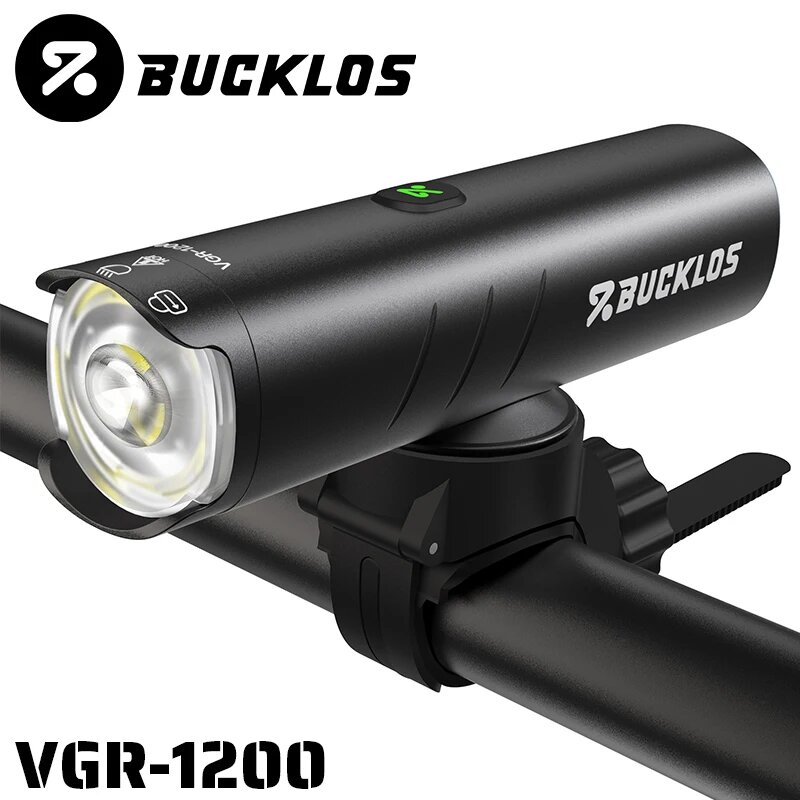 BUCKLOS велофара алюминиевый сплав 1200/1500LM