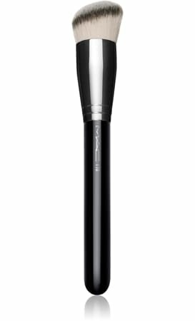 Кисть косметическая M.A.C. 170 synthetic rounded slant brush, синтетическая, кабуки, 1 шт