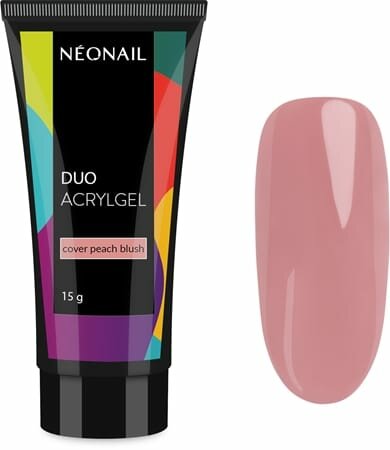 Моделирующий гель NeoNail Duo Acrylgel Cover Peach Blush, персиково-розовый, 15 г