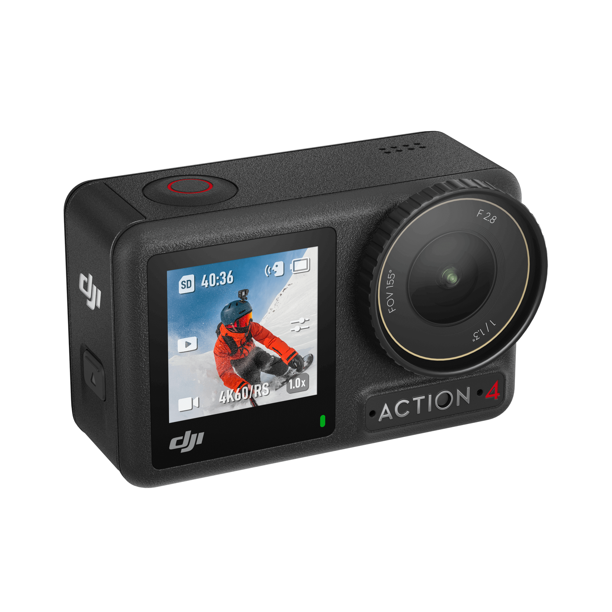 4K экшн-камера DJI Osmo Action 4 Skiing Combo, поддерживает прямую трансляцию по Wi-Fi, AI Удаление селфи-палки, GPS